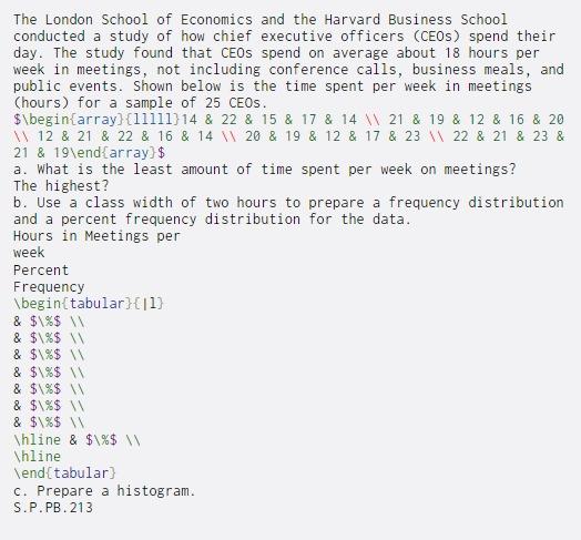 Solved The London School of Economics and the Harvard | Chegg.com