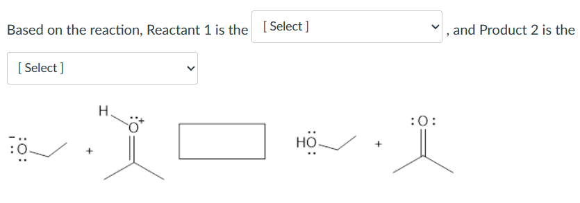 Based On The Reaction Reactant 1 Is The And