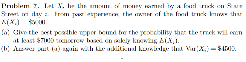 Solved Problem 7 Let X Be The Amount Of Money Earned By A Chegg solved-problem-7-let-x-be-the-amount-of-money-earned-by-a-chegg
