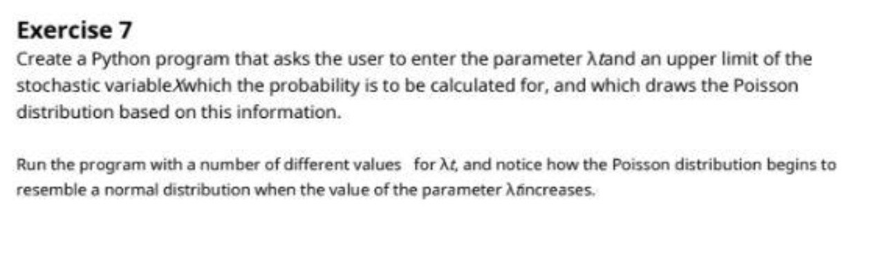 Solved Exercise 7 Create a Python program that asks the user | Chegg.com