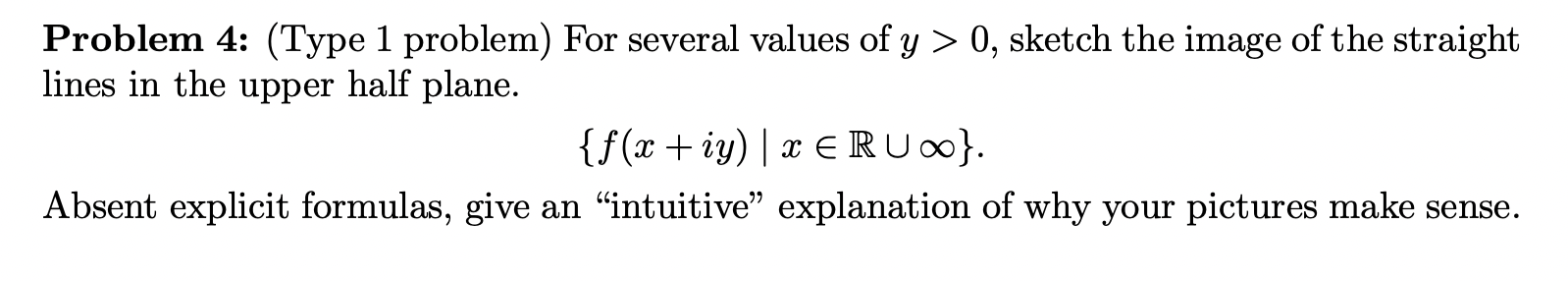 Solved Problem 4: (Type 1 problem) For several values of | Chegg.com