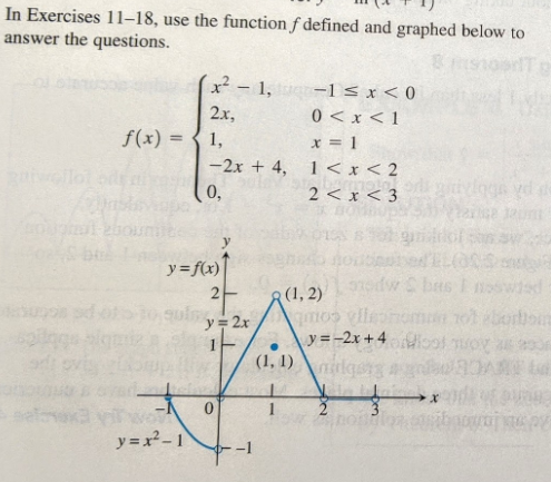 Solved In Exercises 11-18, use the function f defined and | Chegg.com