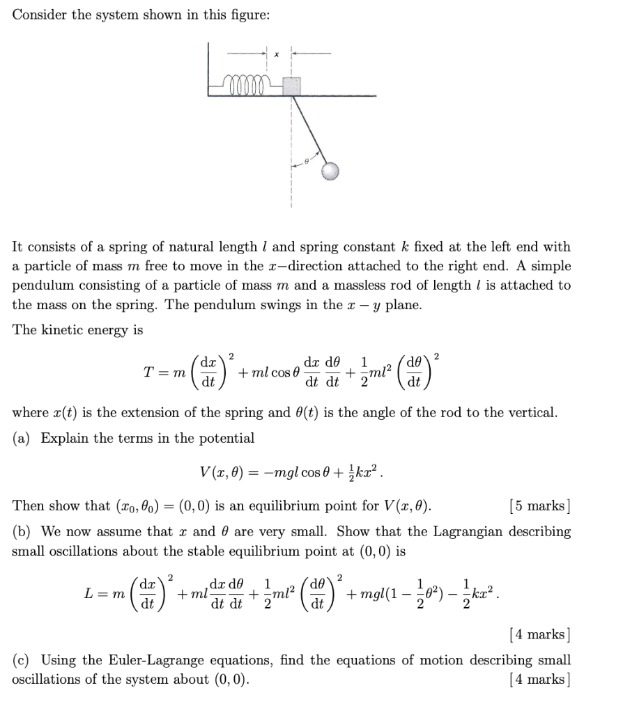 Solved Consider the system shown in this figure: It consists | Chegg.com