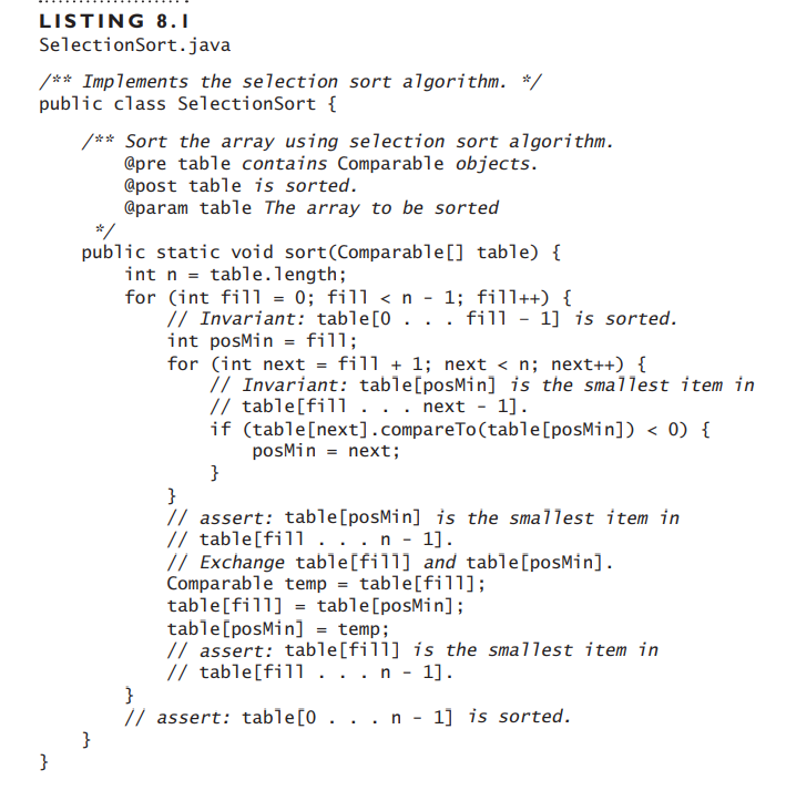 Solved How Would You Modify Selection Sort Code As It Exist