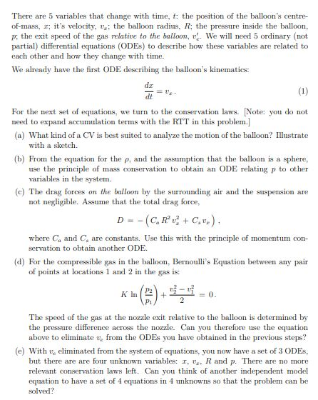 Solved Question 3 Your goal is to use Control Volume | Chegg.com