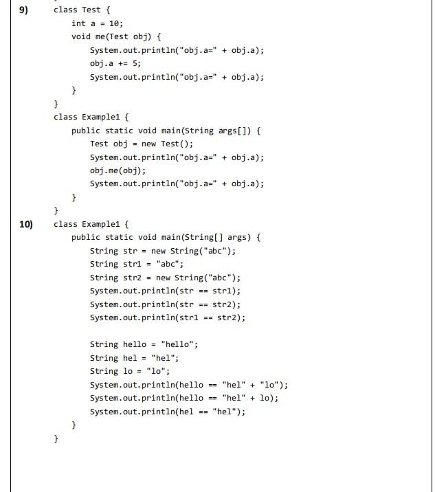 Solved 6) public class Example1 { public void stringReplace | Chegg.com