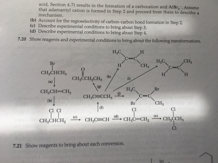 Solved Show reagents and experimental conditions to bring | Chegg.com