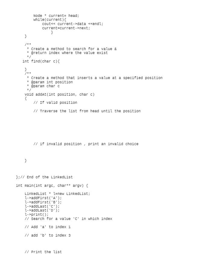 Solved /** Lab13 * The purpose of this lab is to walk you | Chegg.com