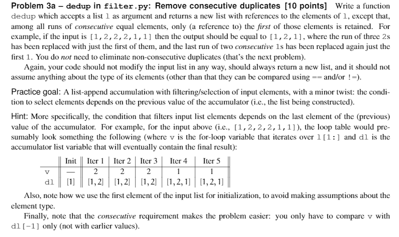 Solved Problem 3a Uniq In Filterpy Unique Elements 10 