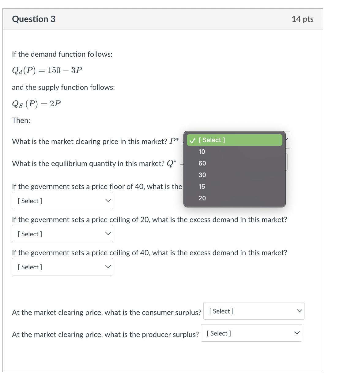 Solved Question 3If the demand function | Chegg.com
