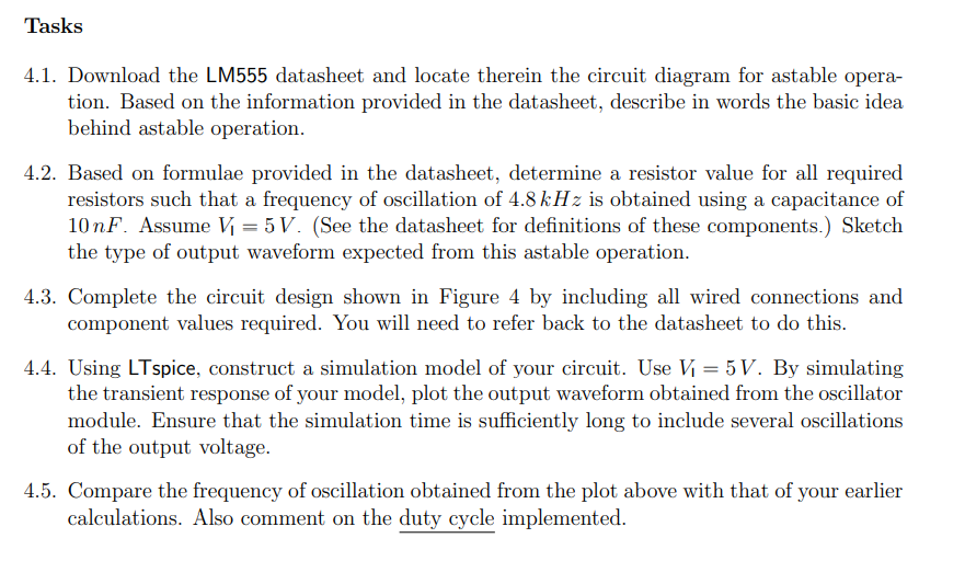 Solved 4 Oscillator The role of the oscillator module in | Chegg.com