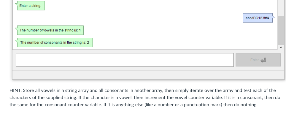 Solved (Please answer with a Flowgorithm screenshot) Vowels | Chegg.com