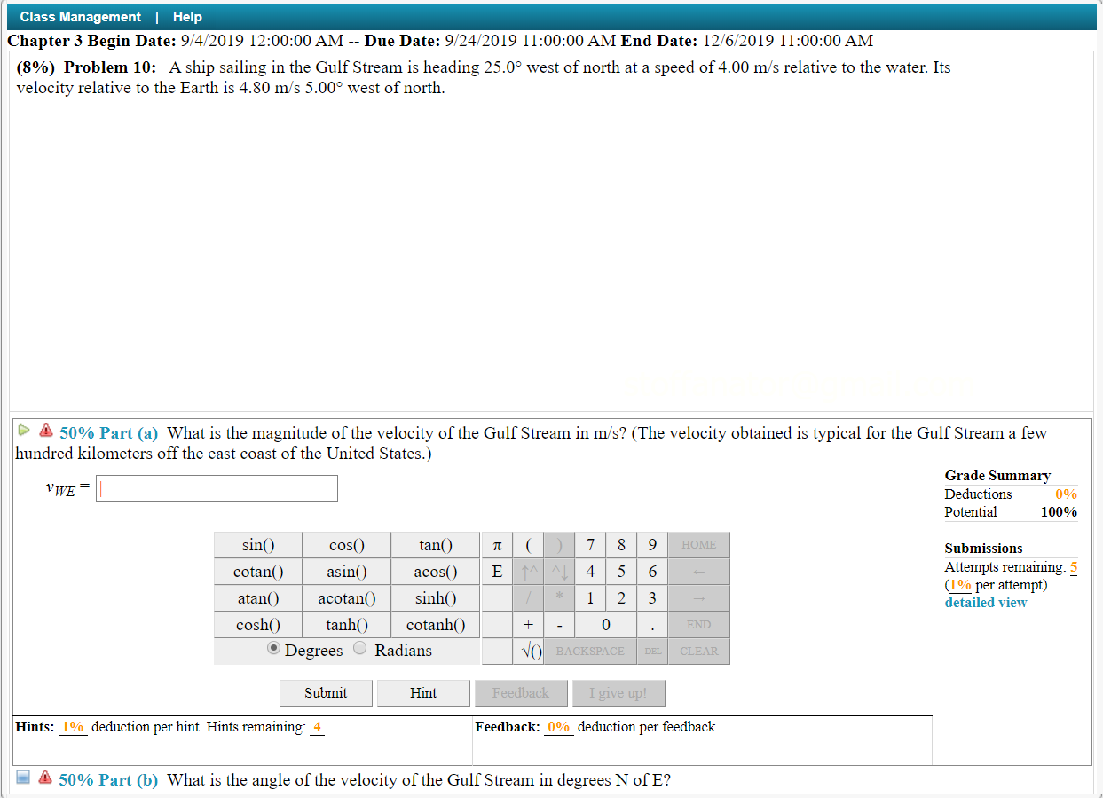 Solved Class Management | Help Chapter 3 Begin Date: | Chegg.com