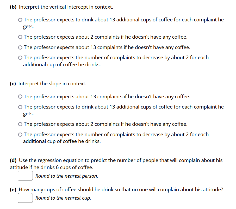 Solved a) Use the Corr/Regression applet to find a linear | Chegg.com