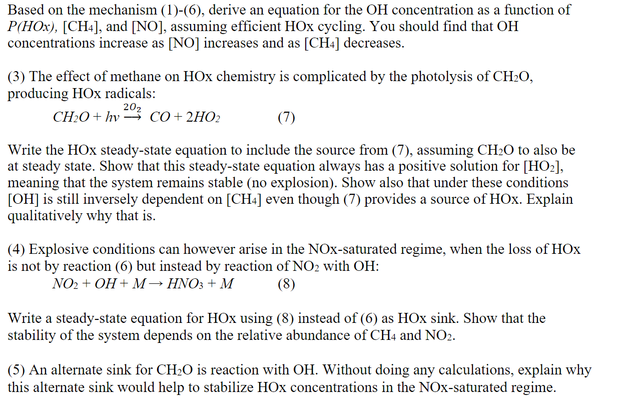 Solved 2. A radical chemistry explosion? (20 points) | Chegg.com