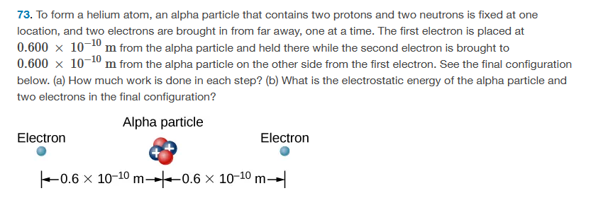 73. To form a helium atom, an alpha particle that | Chegg.com