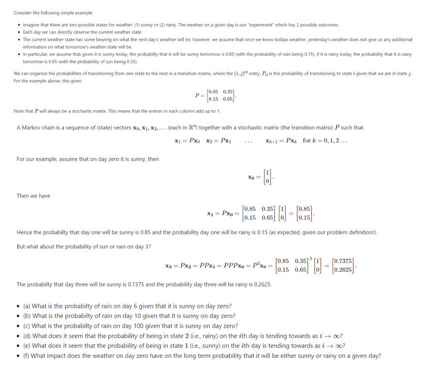 Solved Consider the following simple example: - Imagine that | Chegg.com