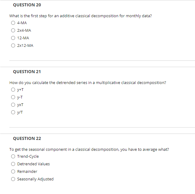 Solved QUESTION 20 What is the first step for an additive | Chegg.com