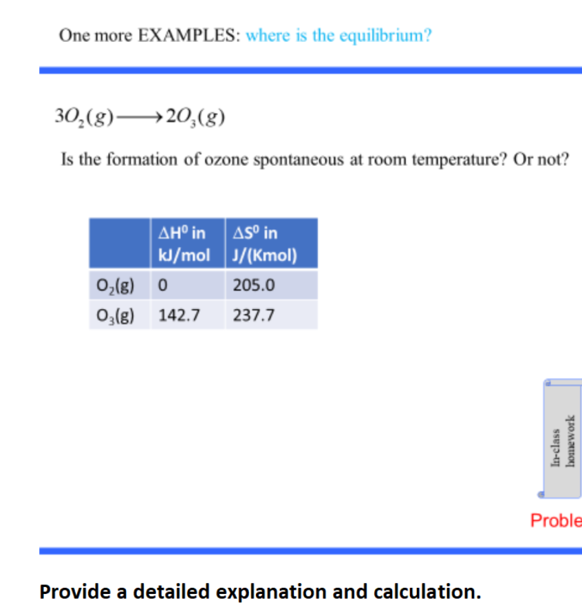 Solved where is the equilibrium? Is the formation of ozone | Chegg.com