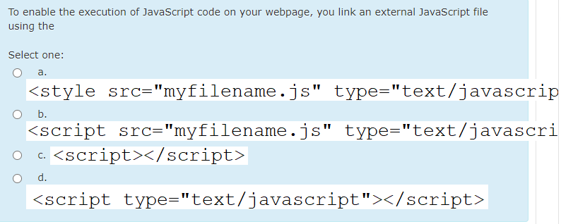 Solved To enable the execution of JavaScript code on your | Chegg.com