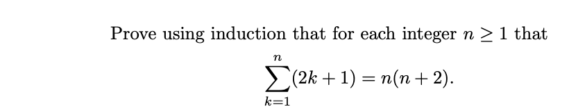 Solved Prove using induction that for each integer n > 1 | Chegg.com
