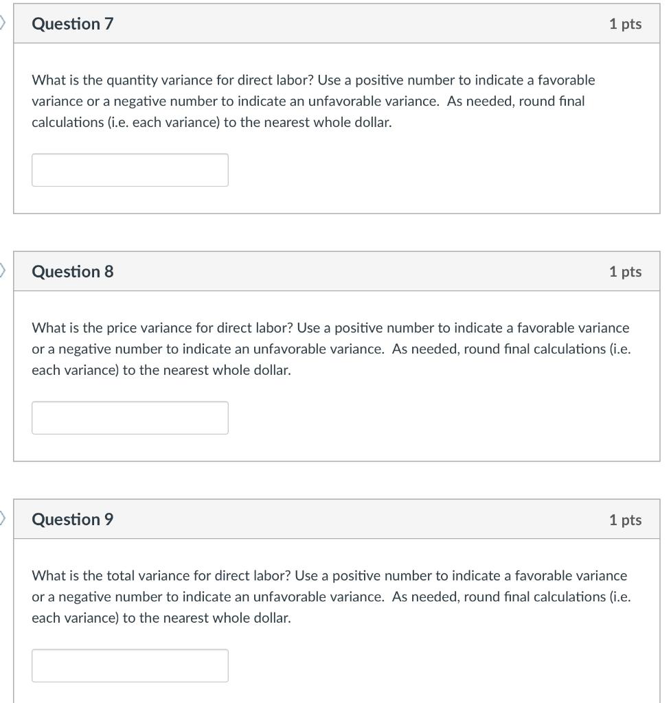 Solved Required: A. Prepare (i.e. complete) the performance | Chegg.com