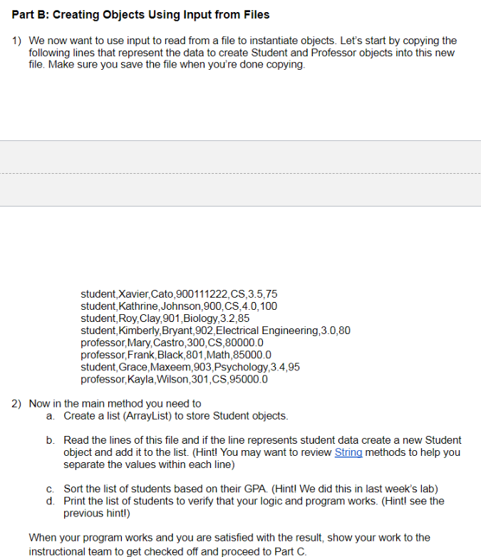 Solved public class Student implements | Chegg.com