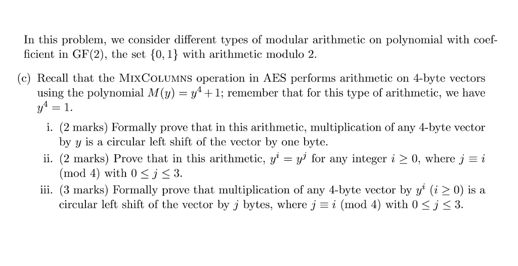 In this problem, we consider different types of | Chegg.com