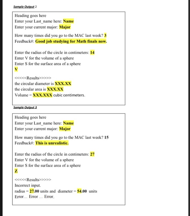 Solved 1) Write a Matlab program that works on math. The | Chegg.com