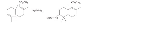 Solved согснз CO2CH3 Aco-Hg | Chegg.com