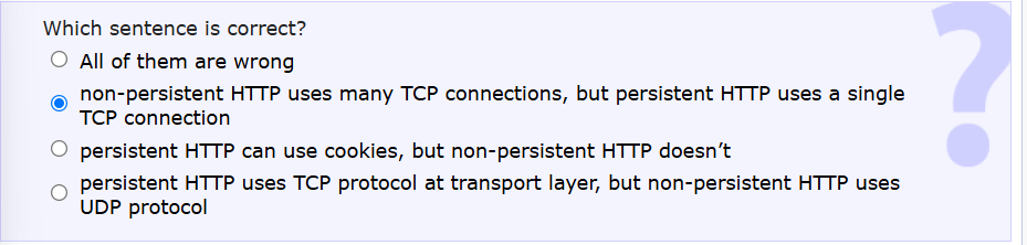 Solved Which sentence is correct?All of them are wrong | Chegg.com