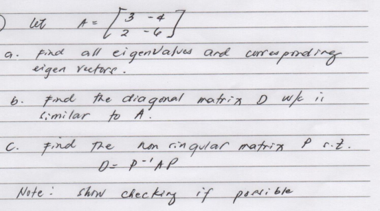 Solved 4 2 ) et & 7 Find all eigenvalues and corresponding | Chegg.com