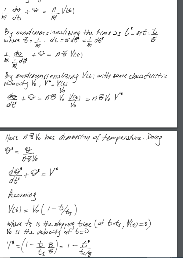 Solve the first order non-homogeneous ordinary | Chegg.com