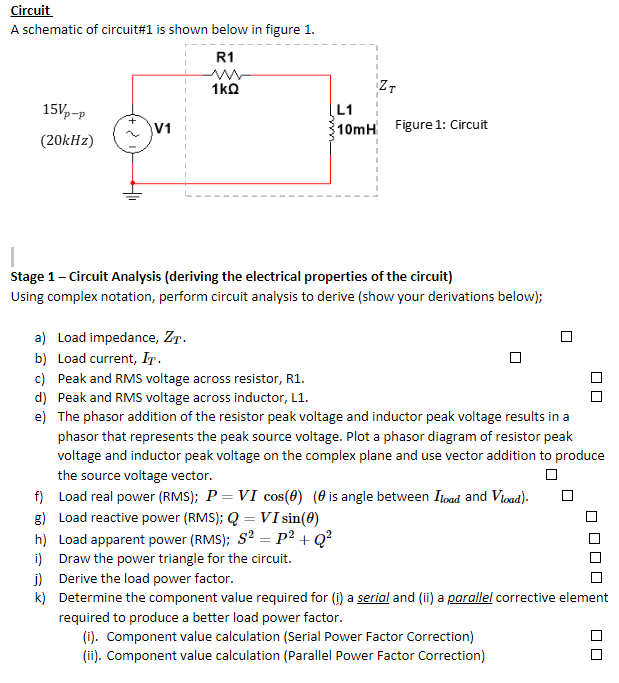 Solved Circuit A schematic of circuit#1 is shown below in | Chegg.com