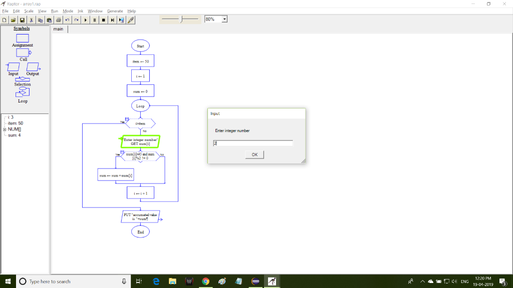 Draw Raptor Flowchart Inputs 50 Integer Numbers Accumulates Input ... Draw Raptor Flowchart Inputs 50 Integer Numbers Accumulates Input ...
