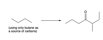 Solved (using only butane as a source of carbons) | Chegg.com
