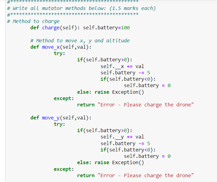 Solved \# Write your class definition and init function | Chegg.com