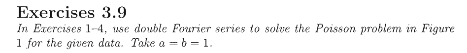 Solved Exercises 3 9 In Exercises 1 4 Use Double Fourier
