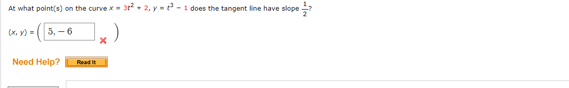 Solved At what point(s) on the curve x=3t2+2,y=t3−1 does the | Chegg.com
