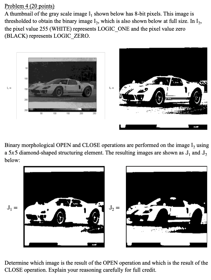 Solved Problem 4 (20 points) A thumbnail of the gray scale | Chegg.com
