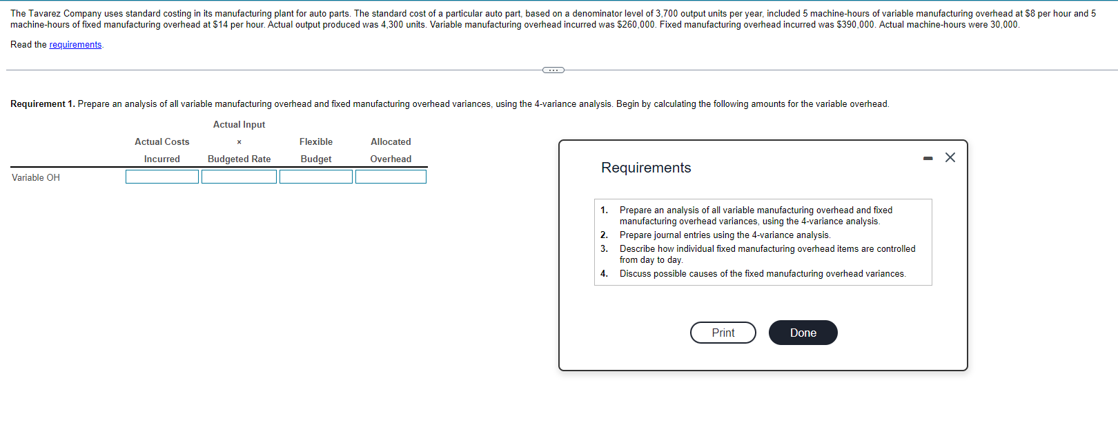 Solved Read the requirements. Requirements 1. Prepare an | Chegg.com