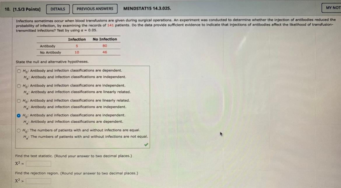 Solved 10. (1.5/3 Points] DETAILS PREVIOUS ANSWERS | Chegg.com