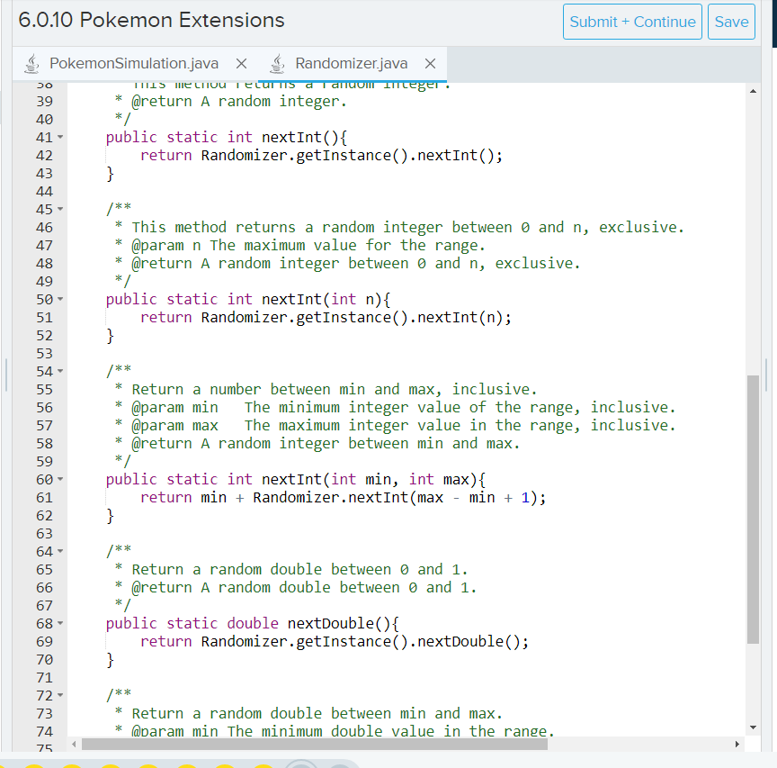 Solved 6.0.10 Pokemon Extensions 1 public class | Chegg.com