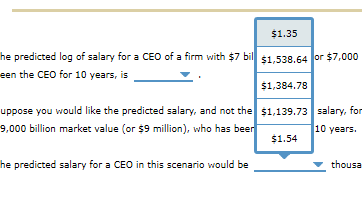 Solved 11. Predicted level value of the dependent variable | Chegg.com