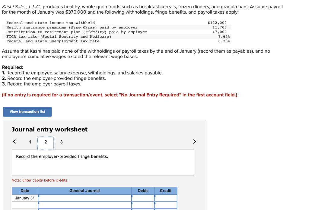 Kashi Sales, L.L.C., produces healthy, whole-grain | Chegg.com