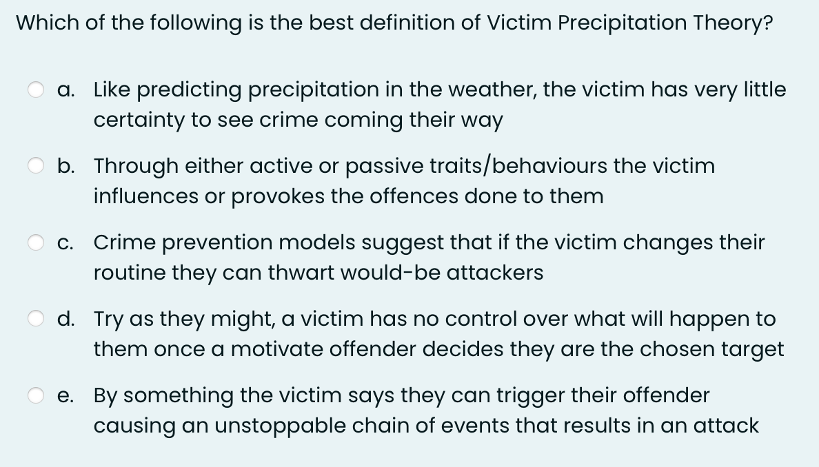 Solved Which of the following is the best definition of | Chegg.com