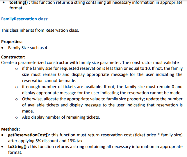 Solved This is an abstract class will have following static | Chegg.com