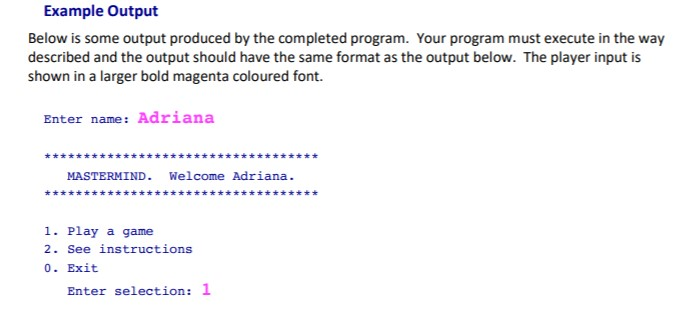 Some parts of the skeleton program: import random def | Chegg.com