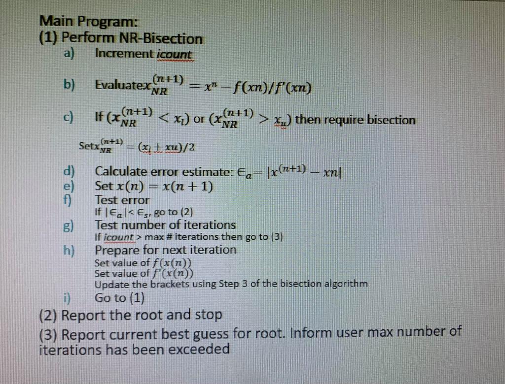 WRITE a MATLAB program that will solve for the roots | Chegg.com