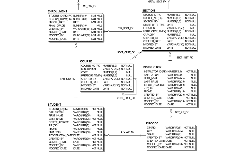 Solved STUDENT DATABASE SCHEMA GRADE CONVERSION LETTER GRADE | Chegg.com